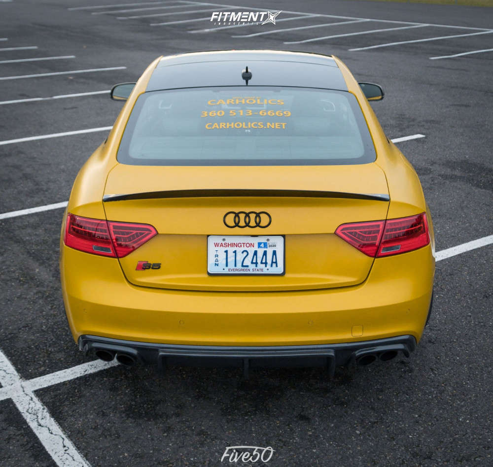 2015 Audi S5 Prestige with 20x10 Vorsteiner V-ff102 and Lexani 275x30 on Lowering Springs ...