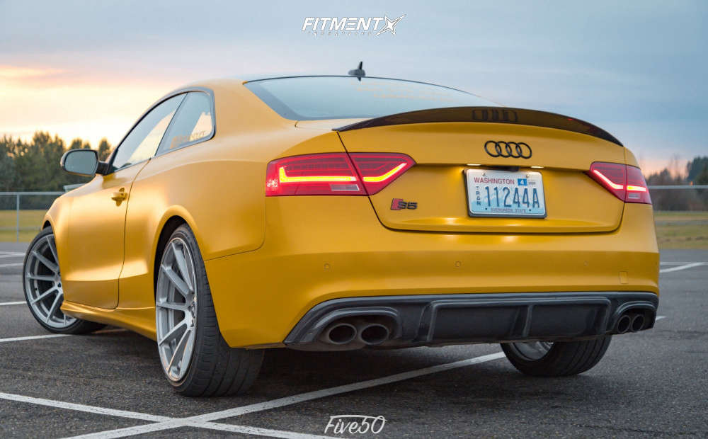 2015 Audi S5 Prestige with 20x10 Vorsteiner V-ff102 and Lexani 275x30 on Lowering Springs ...