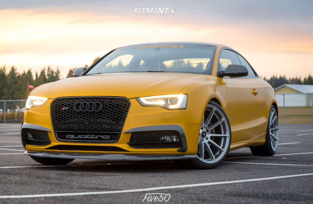 2015 Audi S5 Prestige with 20x10 Vorsteiner V-ff102 and Lexani 275x30 on Lowering Springs ...