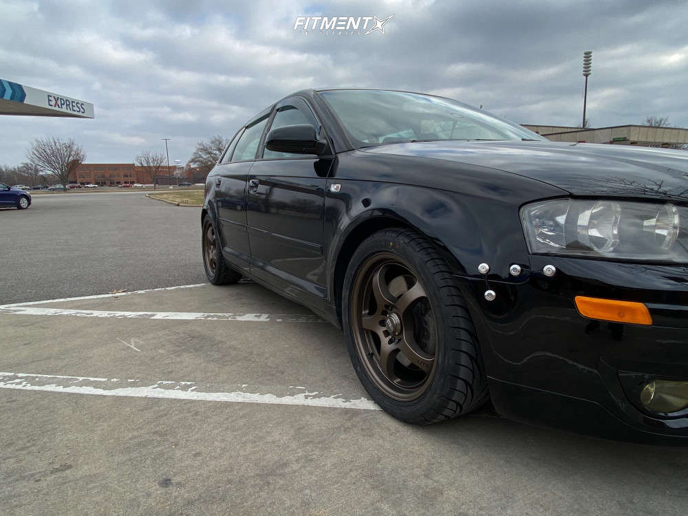 2006 Audi A3 Base with 17x7 Motegi Mr131 and Federal 235x40 on Lowering ...