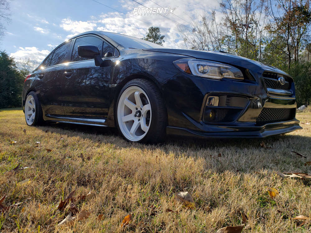 2016 Subaru WRX Limited with 18x9.5 AVID1 AV6 and Federal 245x40 on ...