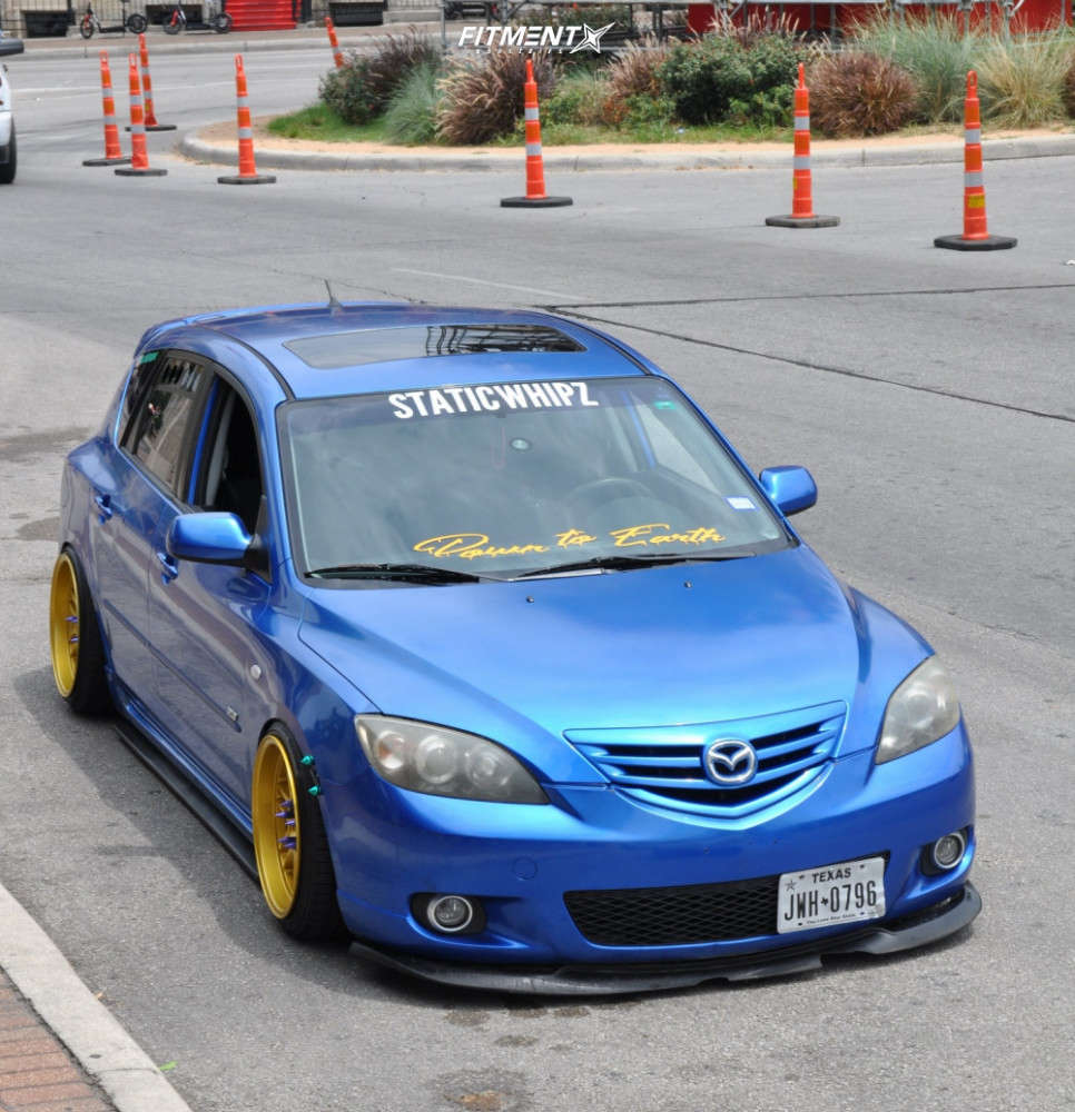 2005 Mazda 3 SP23 with 16x9.5 MST Suzuka and Achilles 205x40 on ...