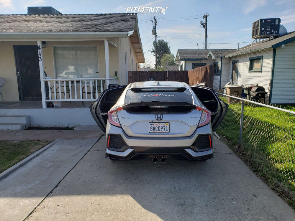 2017 Honda Civic Sport with 18x9 Konig Oversteer and Barum 245x40 on ...