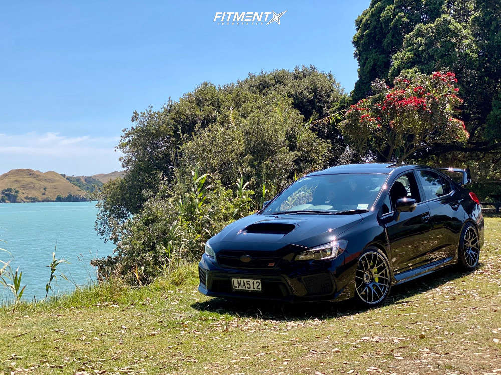 2018 Subaru WRX STI Limited with 19x9.5 Work Emotion M8r and Michelin ...