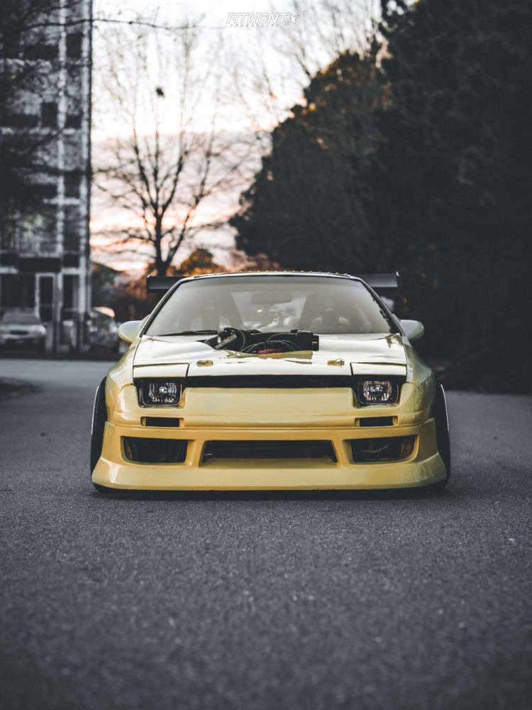 1986 Mazda RX-7 GXL with 18x9.5 Weds Cerberus Ii and Federal 215x40 on ...