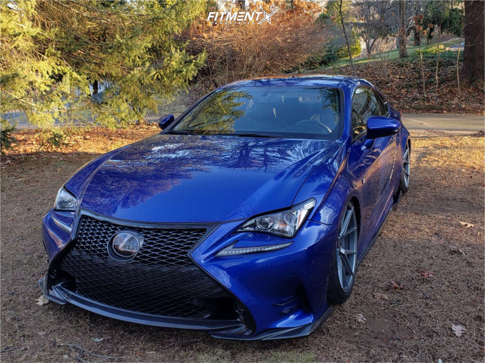 2015 Lexus RC350 F Sport with 19x9.5 Verde Axis and Firestone 245x40 on ...