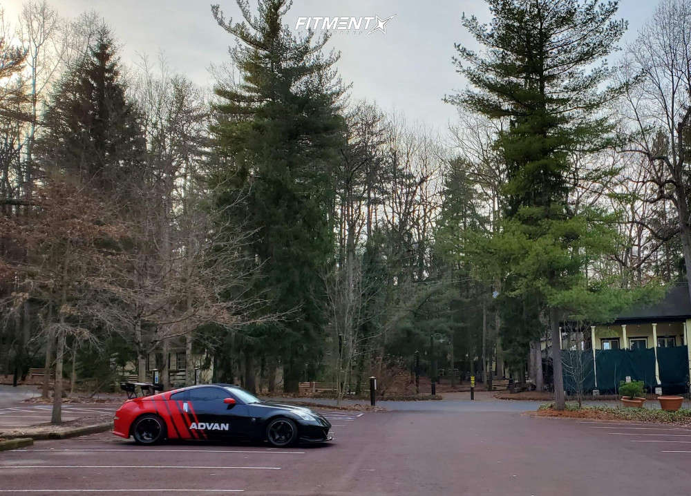 2008 Nissan 350Z Grand Touring with 18x10.5 Advan Racing TC4 and ...
