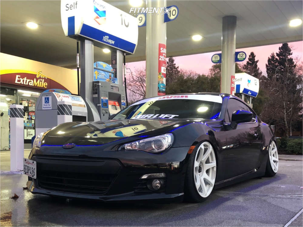 2013 Subaru BRZ Limited with 18x9 Cosmis Racing Mr7 and Achilles 205x40 ...