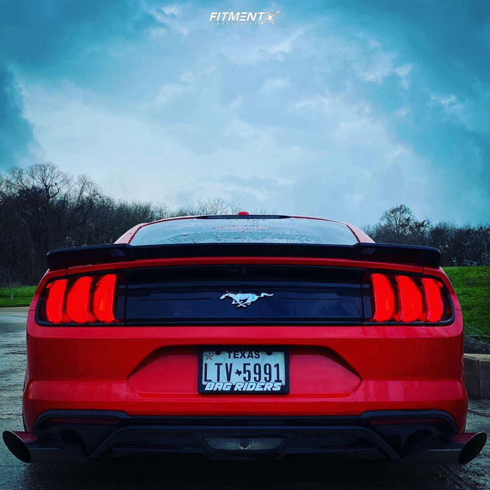 2019 Ford Mustang EcoBoost with 19x11 Aodhan DS02 and Michelin 245x35 ...