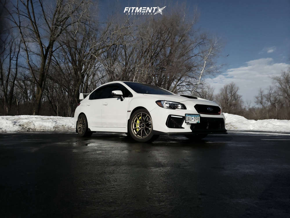 2019 Subaru WRX STI Base with 18x8.5 AVID1 AV27 and Michelin 245x40 on ...