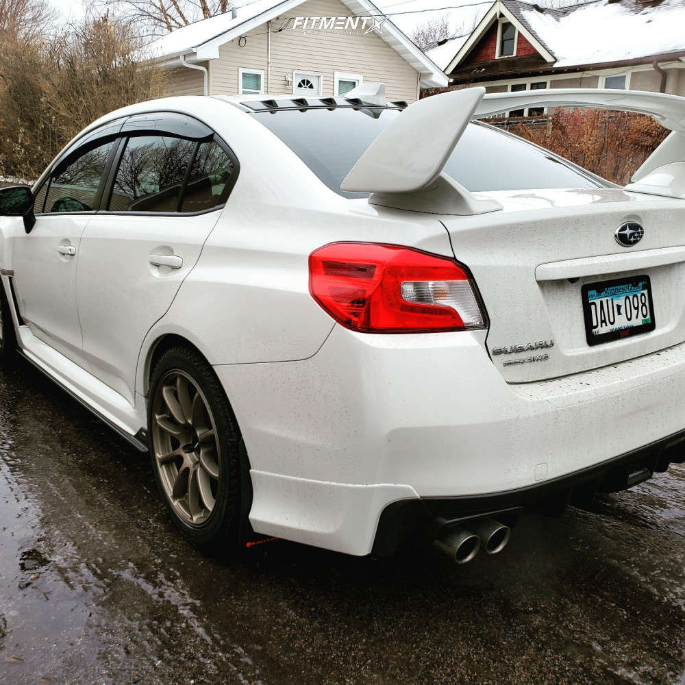 2019 Subaru WRX STI Base with 18x8.5 AVID1 AV27 and Michelin 245x40 on ...