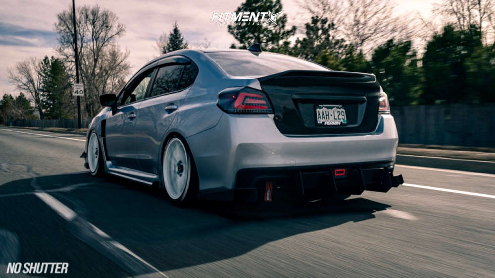 2018 Subaru WRX Base with 18x9.5 Cosmis Racing R1 and Firestone 255x35 ...