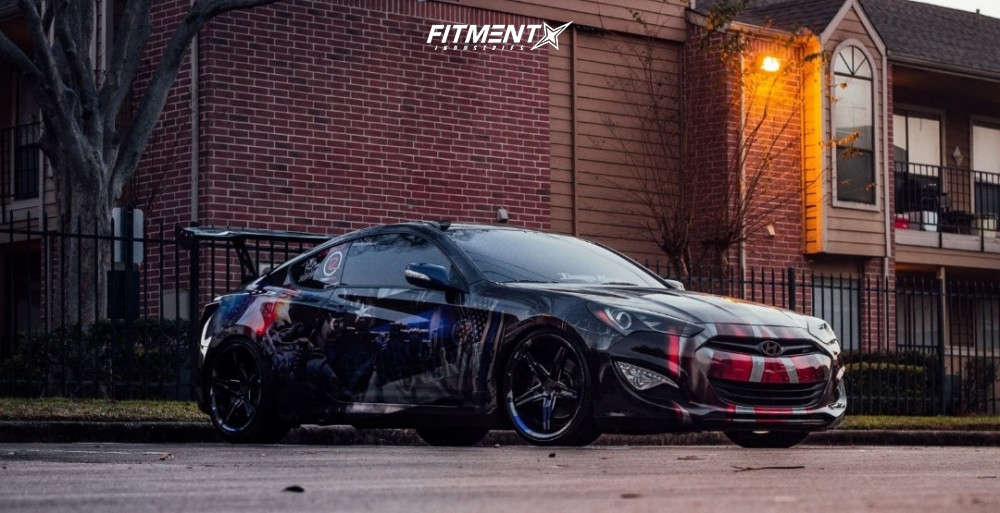 2015 Hyundai Genesis Coupe 3.8 with 20x10 Lexani Fiorano and Lexani ...