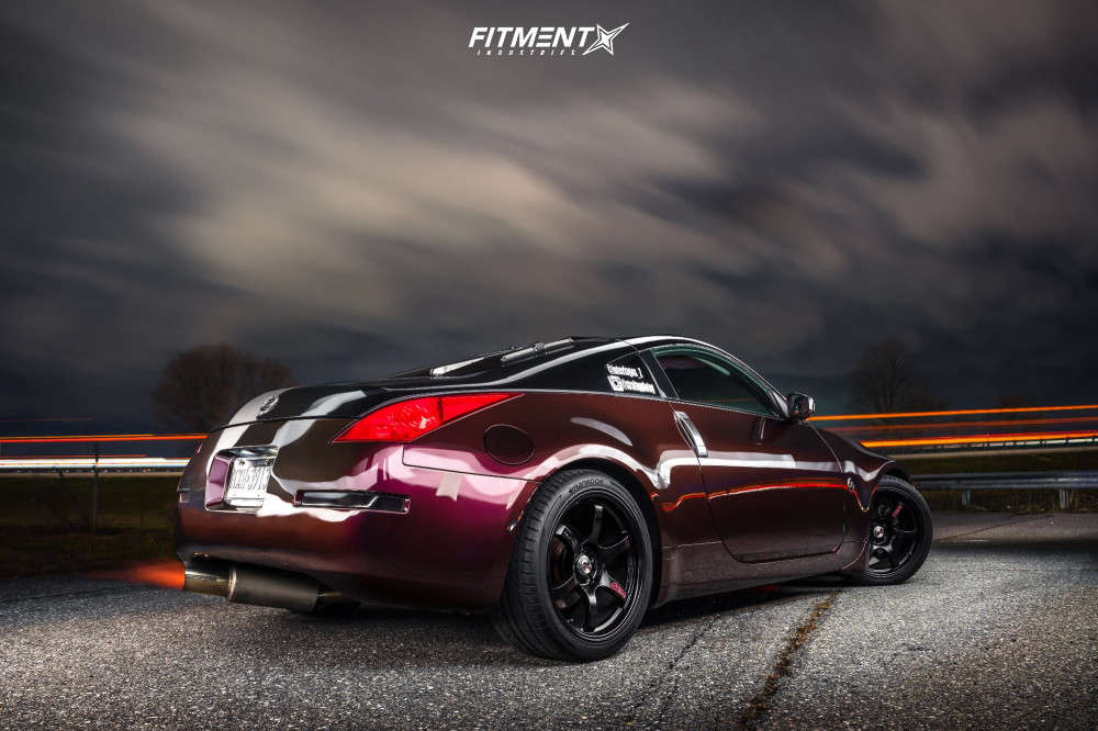 2006 Nissan 350Z Enthusiast with 18x9.5 Rays Engineering 57DR and ...