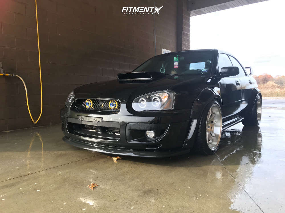 2004 Subaru WRX Base with 18x10.5 Aodhan DS02 and Achilles 275x35 on ...