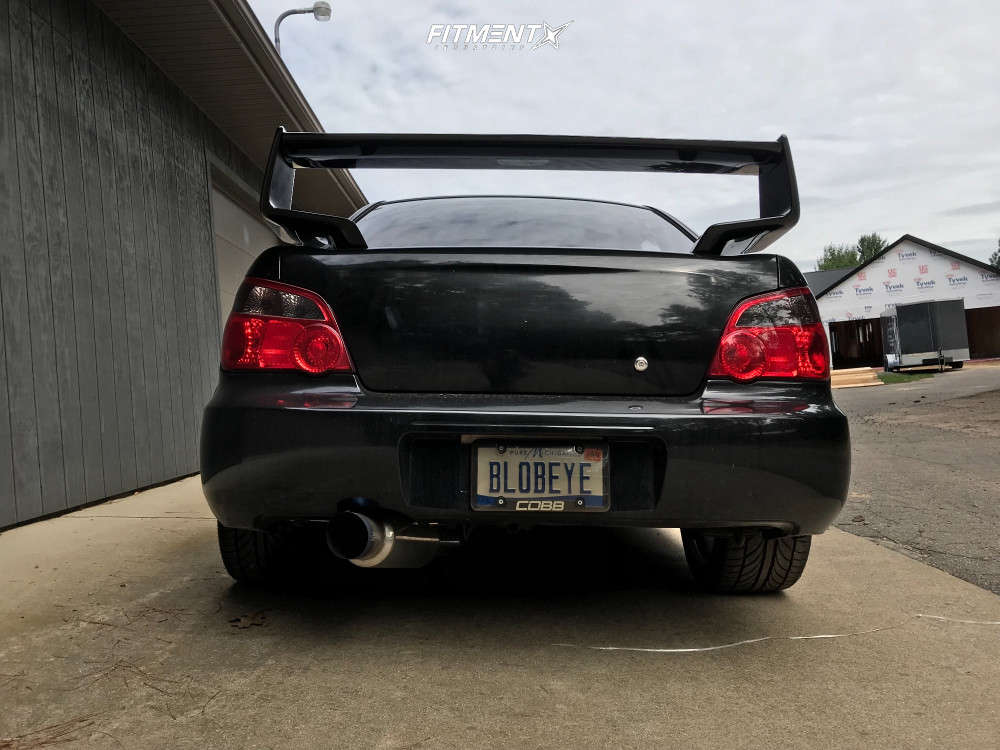 2004 Subaru WRX Base with 18x10.5 Aodhan DS02 and Achilles 275x35 on ...