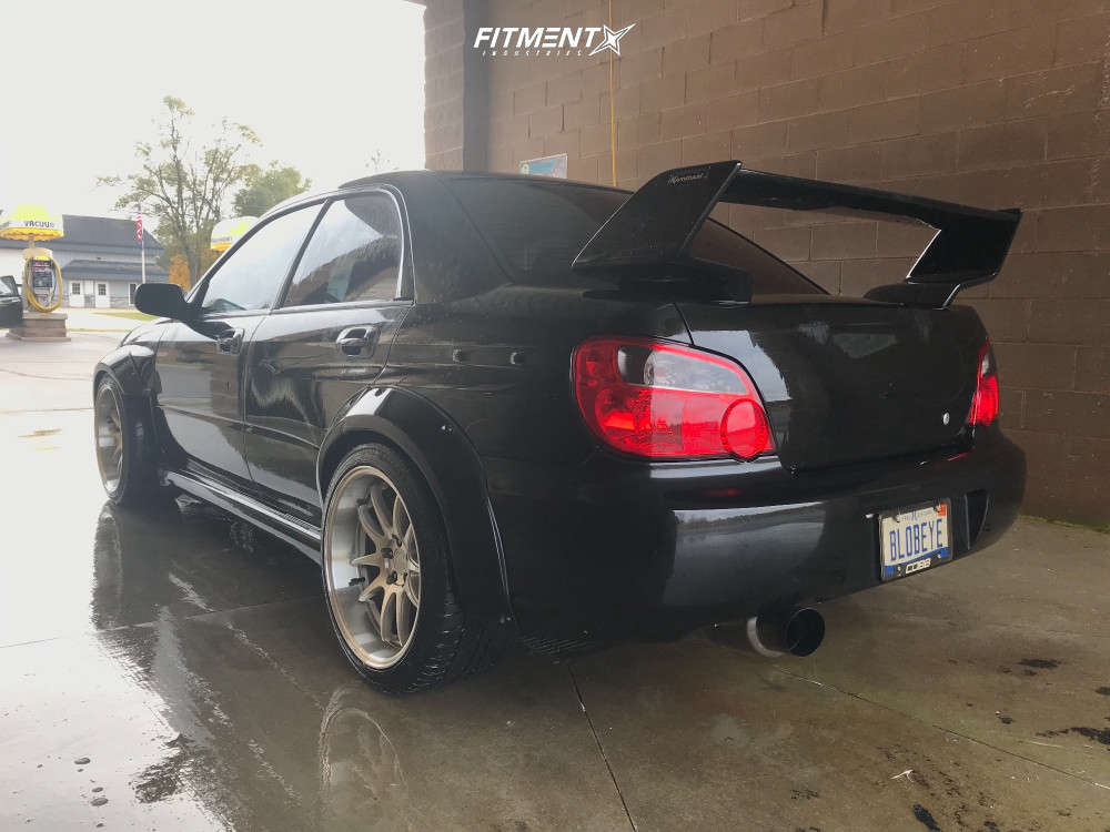 2004 Subaru WRX Base with 18x10.5 Aodhan DS02 and Achilles 275x35 on ...