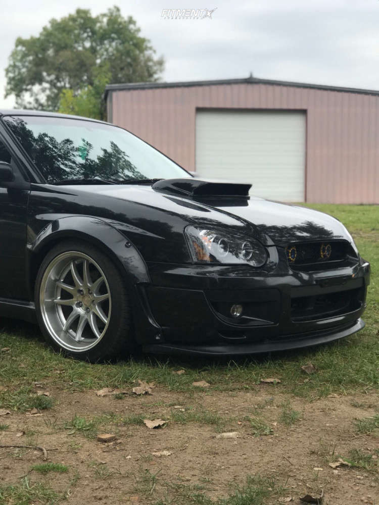 2004 Subaru WRX Base with 18x10.5 Aodhan DS02 and Achilles 275x35 on ...