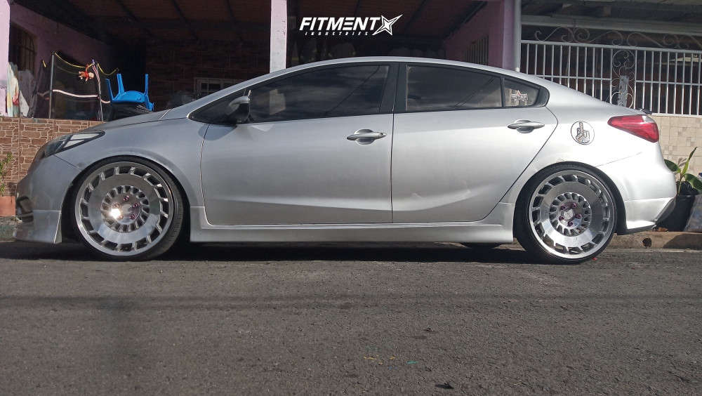 2015 Kia Forte EX with 20x8.5 Rotiform Ccv and Linglong 225x30 on ...