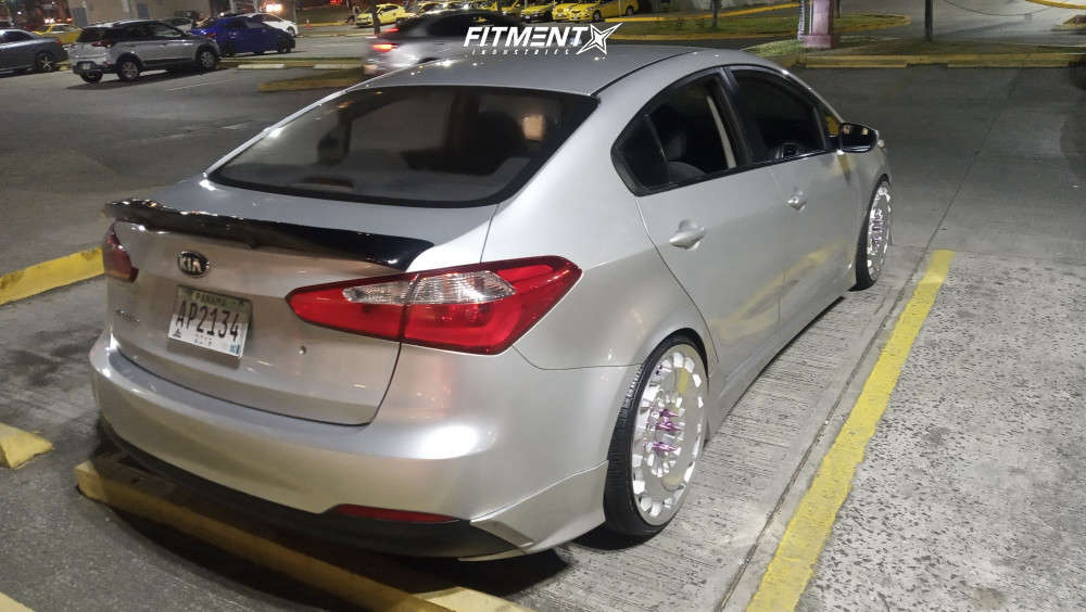 2015 Kia Forte EX with 20x8.5 Rotiform Ccv and Linglong 225x30 on ...