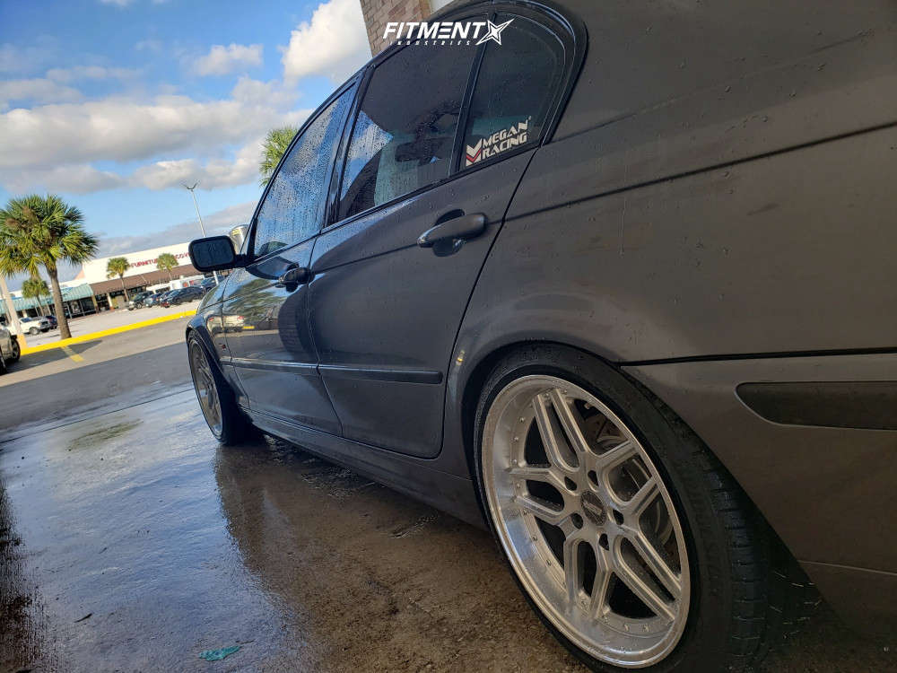 2001 BMW 325i Base with 18x8.5 ESR CS15 and Bridgestone 225x40 on ...
