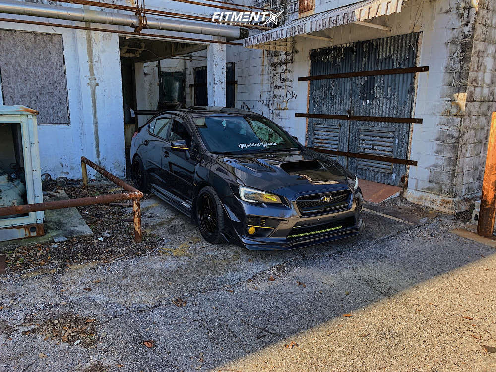 2016 Subaru WRX Premium with 18x8.5 ESR Sr01 and Dunlop 245x40 on ...