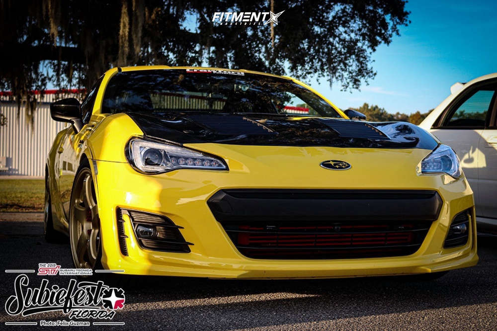 2017 Subaru BRZ Limited with 18x9 Enkei Pf05 and Michelin 245x35 on Coilovers | 917816 | Fitment ...