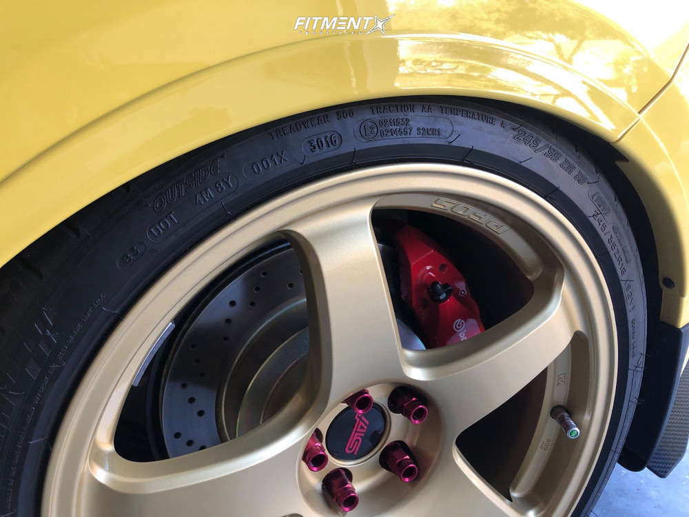 2017 Subaru BRZ Limited with 18x9 Enkei Pf05 and Michelin 245x35 on Coilovers | 917816 | Fitment ...