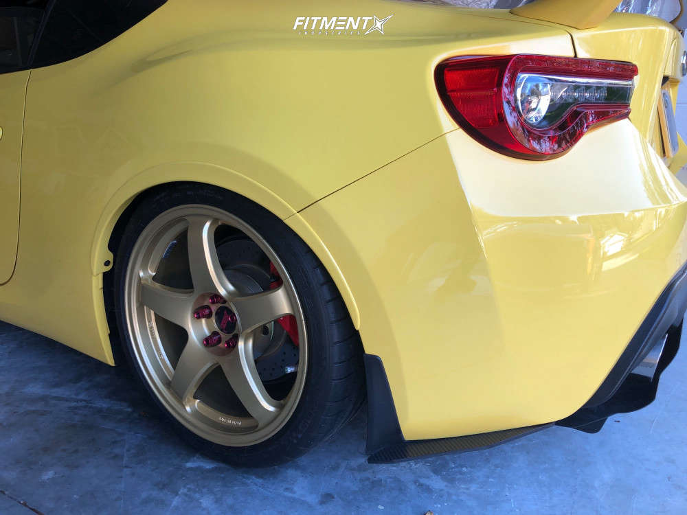 2017 Subaru BRZ Limited with 18x9 Enkei Pf05 and Michelin 245x35 on Coilovers | 917816 | Fitment ...