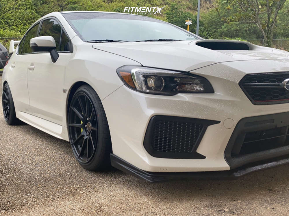 2018 Subaru WRX STI Base with 18x9.5 Enkei Ts-10 and Nexen 245x35 on ...