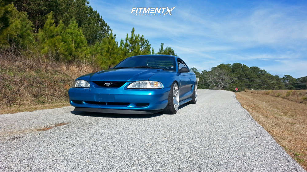 1995 Ford Mustang Base with 18x9.5 Emortal Performa 20 and Milestar ...