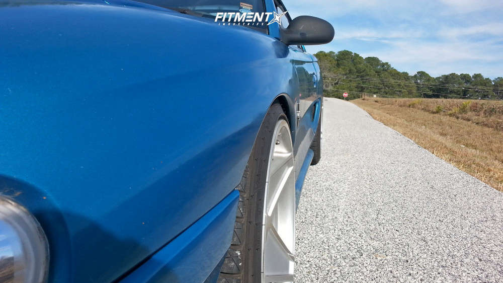 1995 Ford Mustang Base with 18x9.5 Emortal Performa 20 and Milestar ...