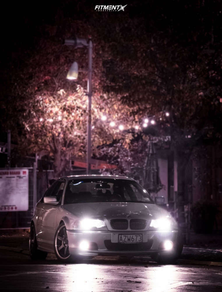 2001 BMW 330Ci Base with 18x8 Rota Grid and Zeta 225x40 on Lowering ...