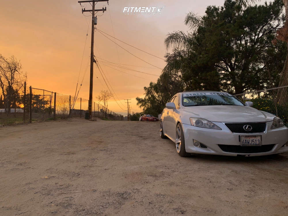 2007 Lexus IS250 Base with 18x9.5 Varrstoen Mk1 and Federal 245x50 on ...
