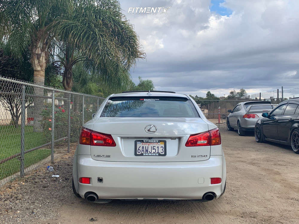 2007 Lexus IS250 Base with 18x9.5 Varrstoen Mk1 and Federal 245x50 on ...