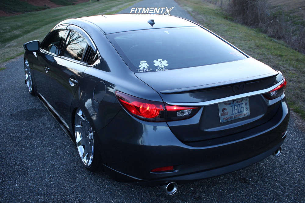 2014 Mazda 6 Grand Touring with 20x8.5 MRR MR3 and Delinte 245x35 on ...