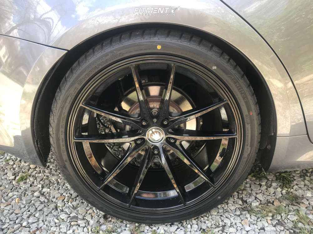 2012 Lexus IS250 Base with 19x8.5 Konig Oversteer and Achilles 235x35 ...
