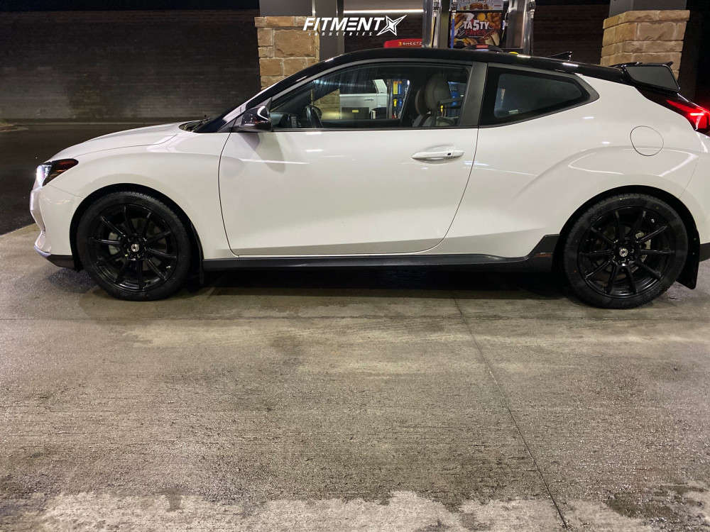 2019 Hyundai Veloster Turbo Ultimate with 18x8 Konig Control and ...
