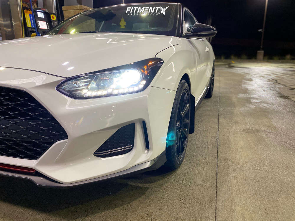 2019 Hyundai Veloster Turbo Ultimate with 18x8 Konig Control and ...