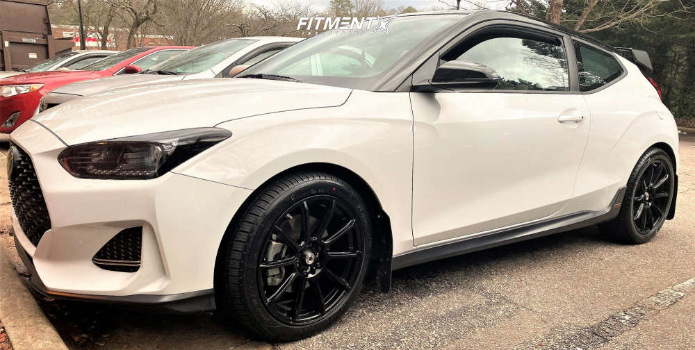 2019 Hyundai Veloster Turbo Ultimate with 18x8 Konig Control and ...