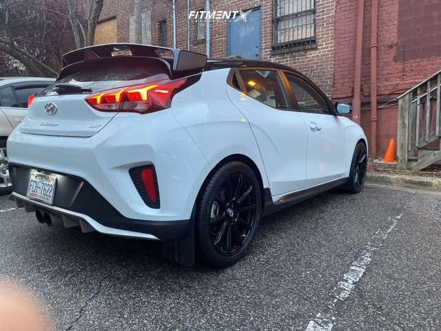 2019 Hyundai Veloster Turbo Ultimate with 18x8 Konig Control and ...