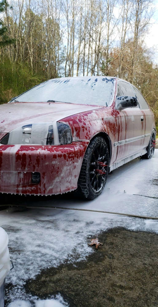 2000 Honda Civic DX with 15x6.5 Vision Cross and Toyo Tires 195x50 on ...