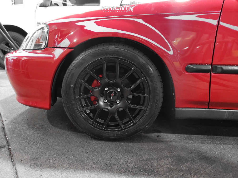 2000 Honda Civic DX with 15x6.5 Vision Cross and Toyo Tires 195x50 on ...