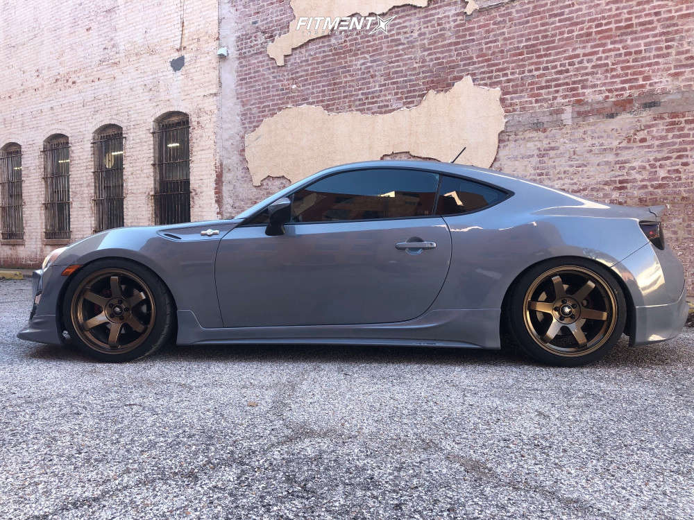 2013 Scion FR-S Base with 18x9.5 MST Mt01 and Firestone 255x35 on ...