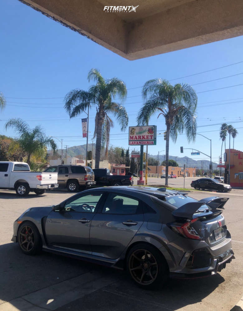 2019 Honda Civic Type R with 18x9.5 Kansei Tandem and Continental ...