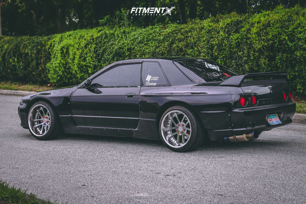 1991 Nissan Skyline R32 Base with 18x12.5 Weds Lxz and Achilles 275x35 on Coilovers | 927275 ...