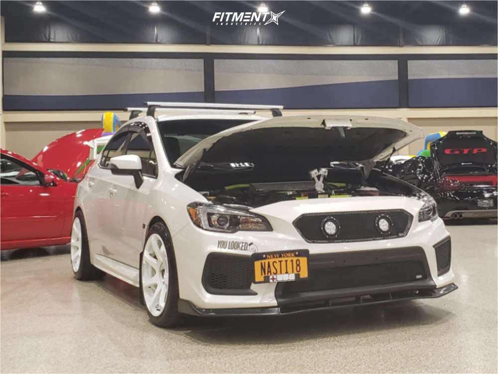 2018 Subaru WRX STI Base with 18x9 Cosmis Racing Mr7 and Nitto 245x40 ...