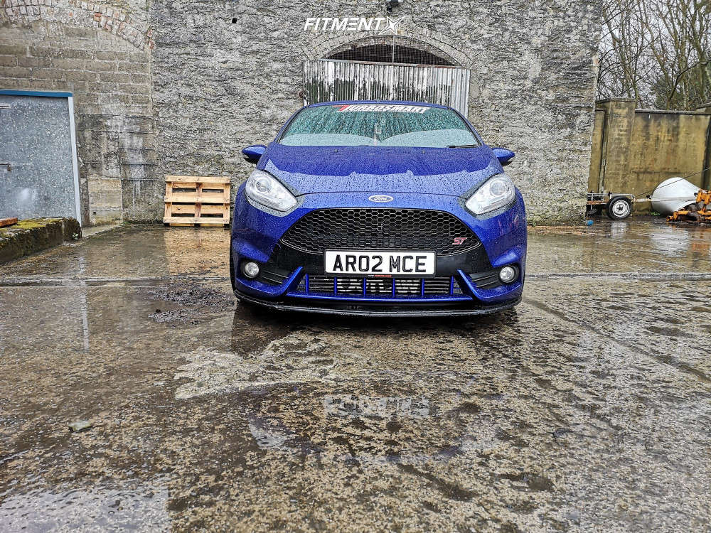 2014 Ford Fiesta ST with 17x7 Team Dynamics Pro Race 3 and Continental ...