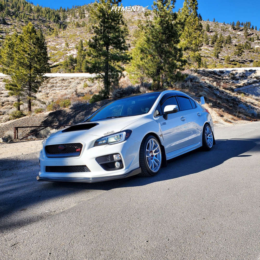 2016 Subaru WRX STI Base with 18x9.5 ESR Sr08 and Sumitomo 255x35 on ...