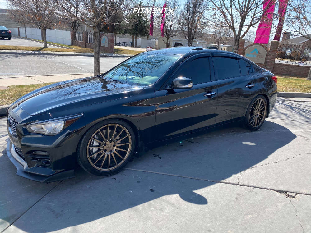 2014 INFINITI Q50 Sport with 19x8.5 Niche M158 and Delinte 245x40 on ...